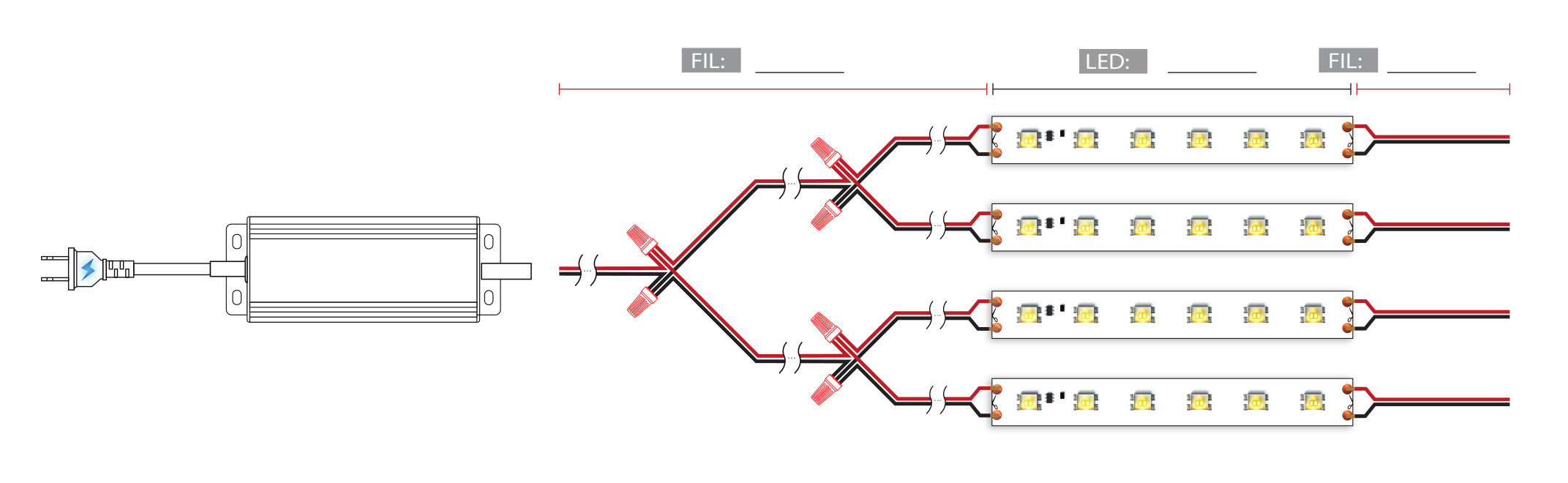 Croquis d'assemblage | LED123